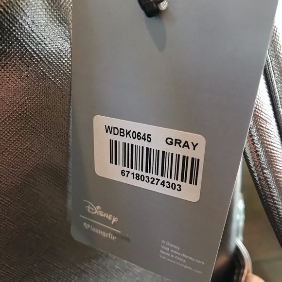 Loungefly | Bags | Loungefly Disney Silver Sequin Mini Backpack | Poshmark